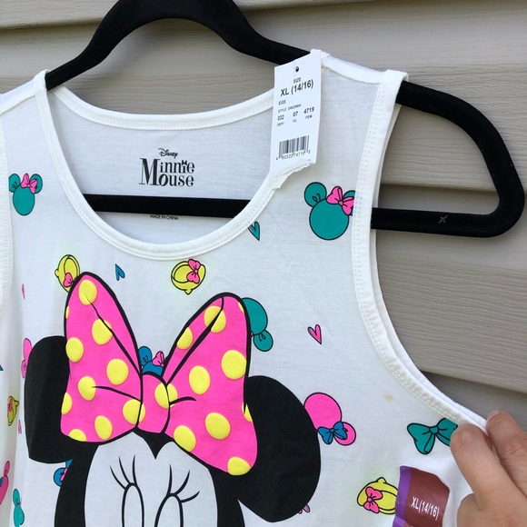 Disney | Shirts & Tops | Disney Minnie Mouse Muscle Tee | Poshmark